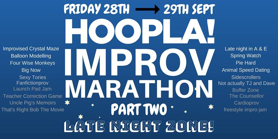 Hoopla Improv Marathon – INTERVIEW -Swipe Right – Welcome to The ...